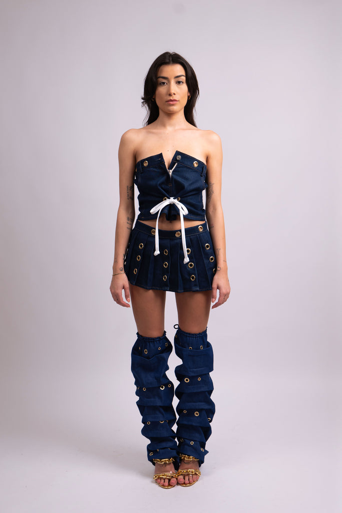 Destiny Denim Leg Warmers – MauiXLolita.com